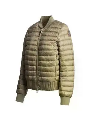 PARAJUMPERS Leila Ribbed Bomber Jacket - Neutrals