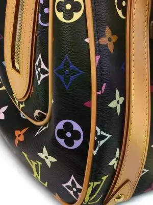 LOUIS VUITTON Priscilla Monogram Handbag - Black