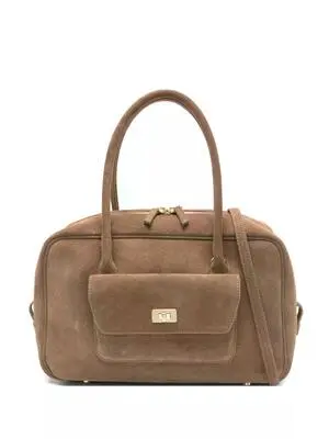 Sandro Suede Tote Bag
