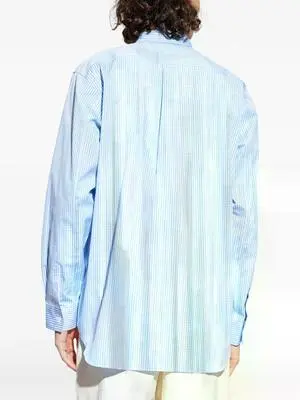 Comme Des Garçons Striped-pattern Pocket Shirt