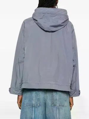 MOORER Hooded Jacket With Patch Pockets
