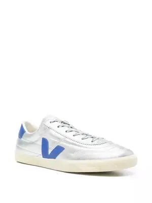 VEJA Panenka Panelled Lace Up Sneakers - Silver