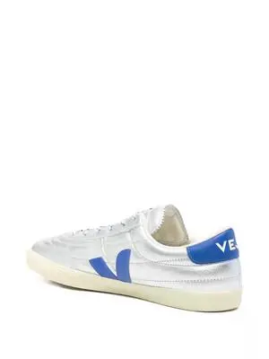 VEJA Panenka Panelled Lace Up Sneakers - Silver