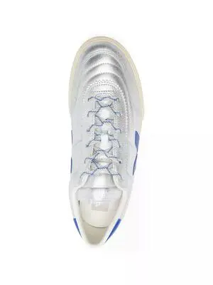 VEJA Panenka Panelled Lace Up Sneakers - Silver