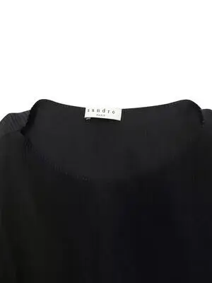 Sandro Pleated-detail Dress