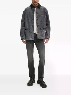 PURPLE BRAND Corduroy Collar Buttoned Jacket