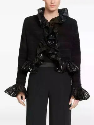 Elie Saab Sequin Embellishment Jacket - Black