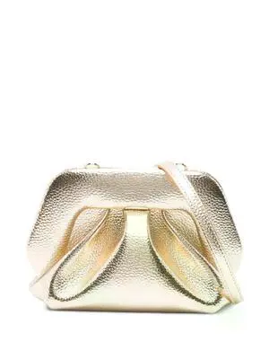 THEMOIRE Small Gathered Clutch Bag - Gold