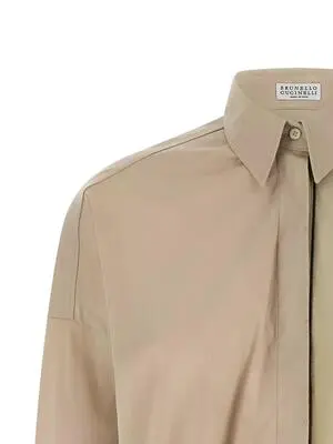 Brunello Cucinelli Cotton Button Shirt