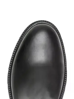 Gabor Leather Zip Fastening Chunky Sole Boots