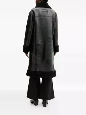 Iceberg Faux-fur Collared Coat