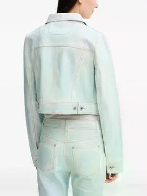 STAND STUDIO Calliope Buttoned Leather Jacket