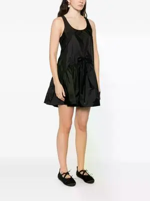 Simone Rocha Sleeveless Scoop Neck Peplum Mini Dress