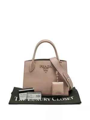 Prada Small Leather Tote Bag