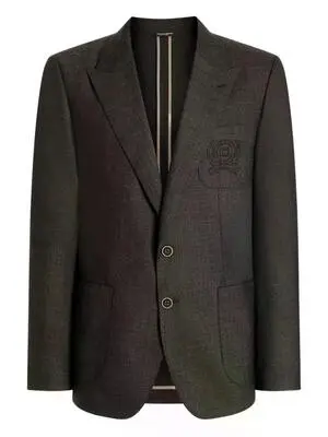 Dolce & Gabbana Single-breasted Blazer With Logo Detail