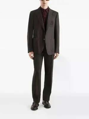 Dolce & Gabbana Single-breasted Blazer With Logo Detail