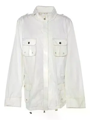 Marina Rinaldi Zip-up Jacket With Flap Pockets And Drawstring Hem
