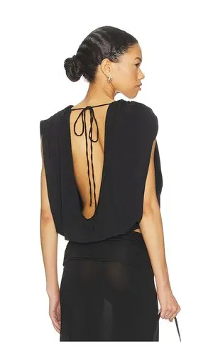 THE LINE BY K Bobi Draped Shell Top