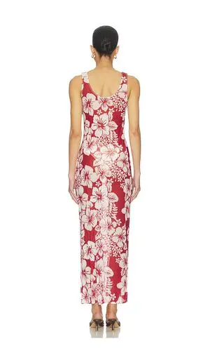 LESLIE AMON Roselle Mesh Maxi Dress