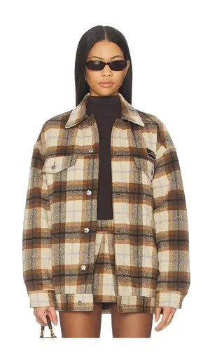 Ksubi Ksuper Trucker Jacket - Brown