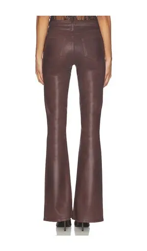 L'Agence Marty High Rise Flare Trousers - Chocolate