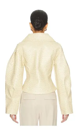 YELLOW THE LABEL Olsen Ostrich Jacket