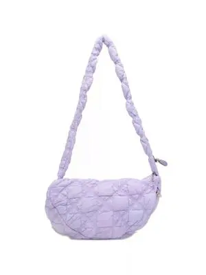 CARLYN Quilted Crossbody Bag - Purple