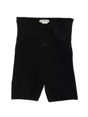 JW Anderson Cable-knit High-waisted Shorts - Black