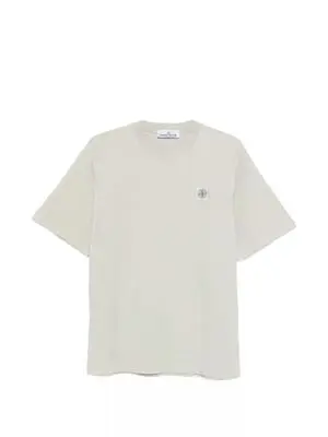 Stone Island Compass-patch T-shirt - Neutrals