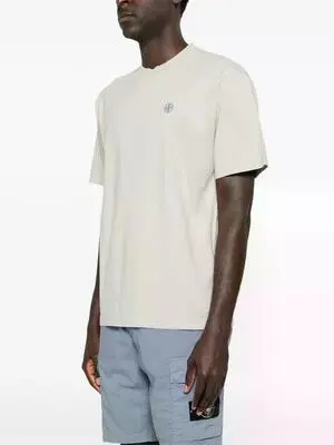 Stone Island Compass-patch T-shirt - Neutrals