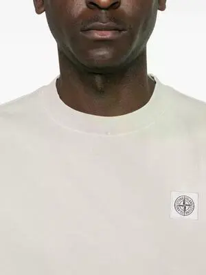 Stone Island Compass-patch T-shirt - Neutrals
