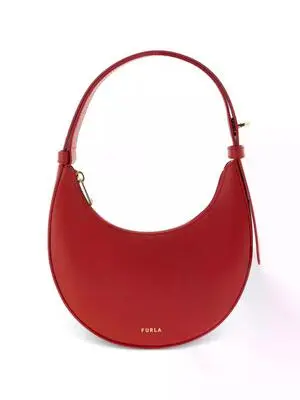 Furla Mini Delizia Leather Shoulder Bag - Red