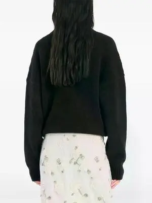 ROTATE BY BIRGER CHRISTENSEN V-neck Knit Sweater