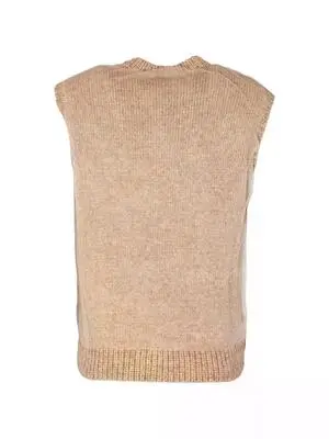 Fabiana Filippi Sleeveless Knitted Vest - Neutrals