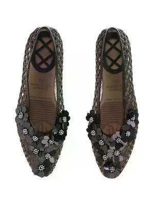 HEAVENLY JELLY Embellished Ballerina Flats