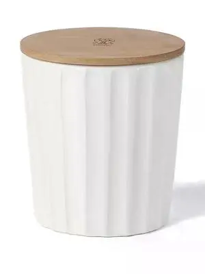 Brunello Cucinelli Ridged Scented Candle - White