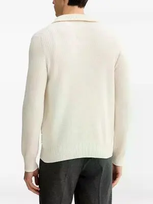 Marc O'polo Zip Collar Knitwear - Neutrals