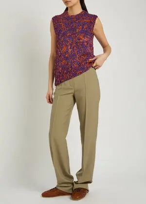Dries Van Noten Hand-knitted Cotton Vest