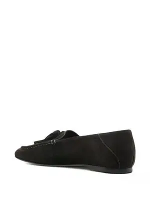 Dear Frances Drew Loafer In Suede - Brown