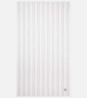 Brunello Cucinelli Striped Cotton Terry Beach Towel