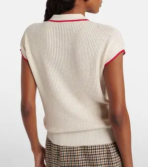 Valentino Garavani Chez Cotton-blend Sweater - Beige
