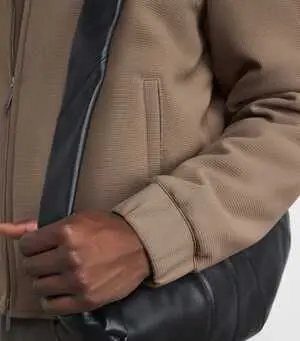 Emporio Armani Crêpe Jersey Bomber Jacket