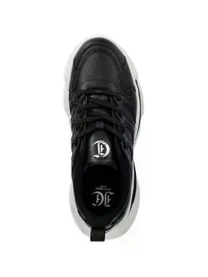 Just Cavalli Wave Design Lace-up Sneakers