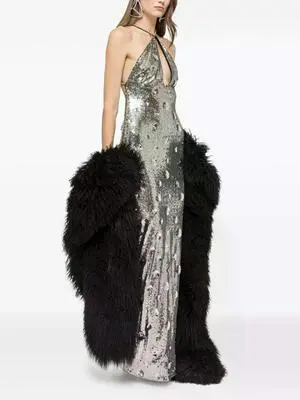 NISSA Sequined Halterneck Gown