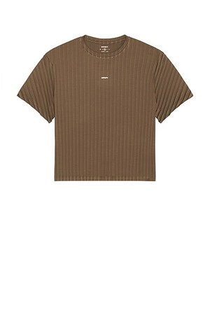 Satisfy Auralite Pleated Tee Shirt - Olive