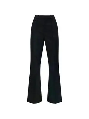 GESTUZ Flared Trousers - Black