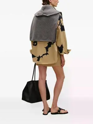 LESS Floral Print Long Sleeve Shirt