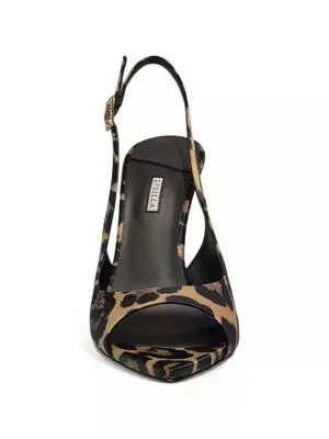 LE SILLA Leopard-print Stiletto Heel Slingback Sandals
