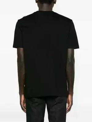 BOSS Cotton-jersey T-shirt With Animal Artwork - Black