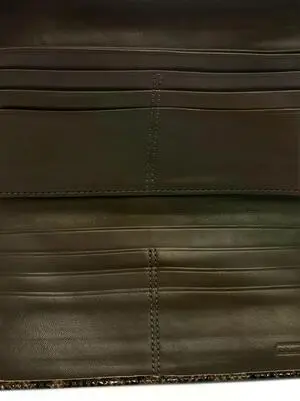 COACH VINTAGE Python-embossed Leather Wallet